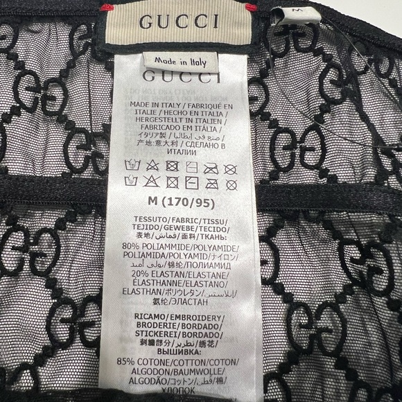 Gucci | Intimates & Sleepwear | Gucci Black Lace Lingerie Never Been ...